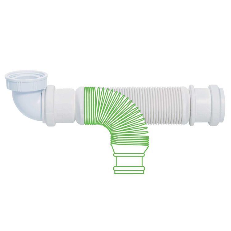 Сифон для раковины Senzo 1¼"×Ø32мм, WIRQUIN 9541526 ﻿— купить в Автотул ...